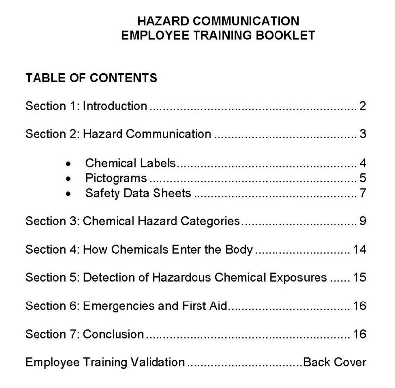 Hazcom Books - CAWP