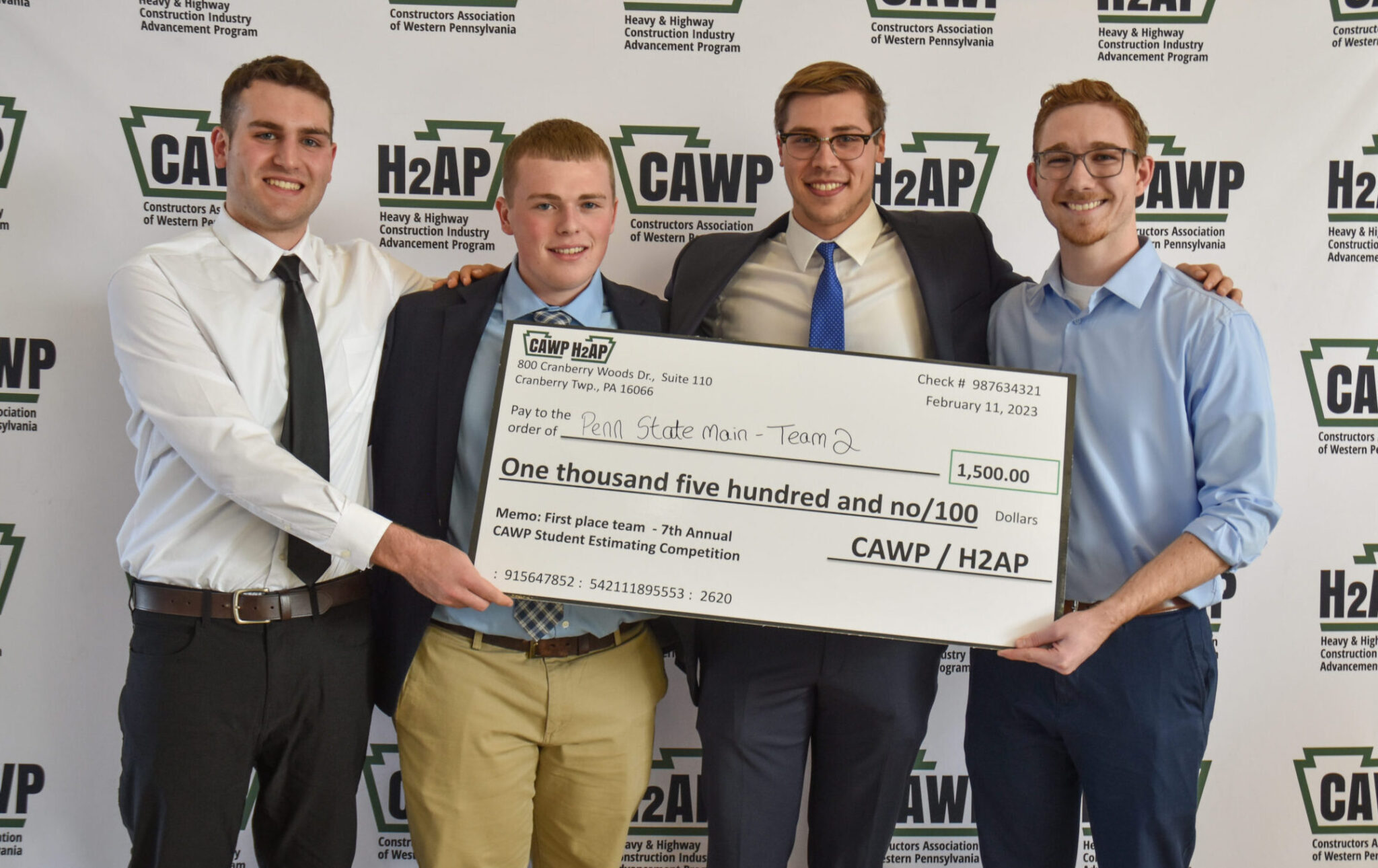 2023 CAWP Estimating Competition - CAWP